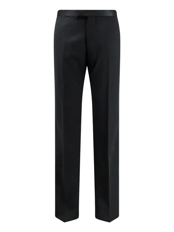 Tagliatore Tuxedo Virgin Wool Trousers - Multicolor