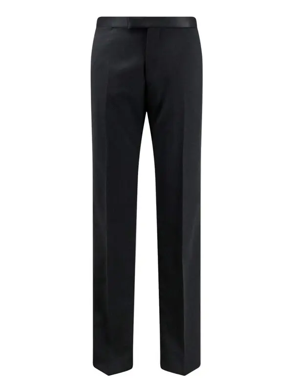 Tagliatore Tuxedo Virgin Wool Trousers - Multicolor