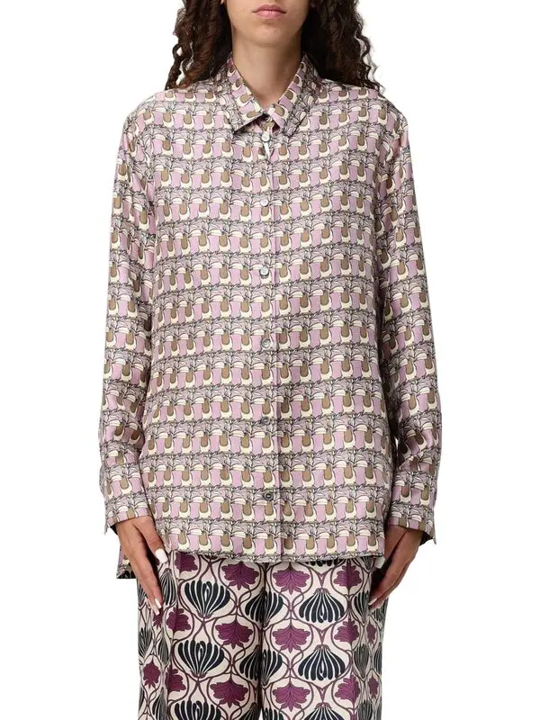 Max Mara Silk Printed Shirt - Multicolor