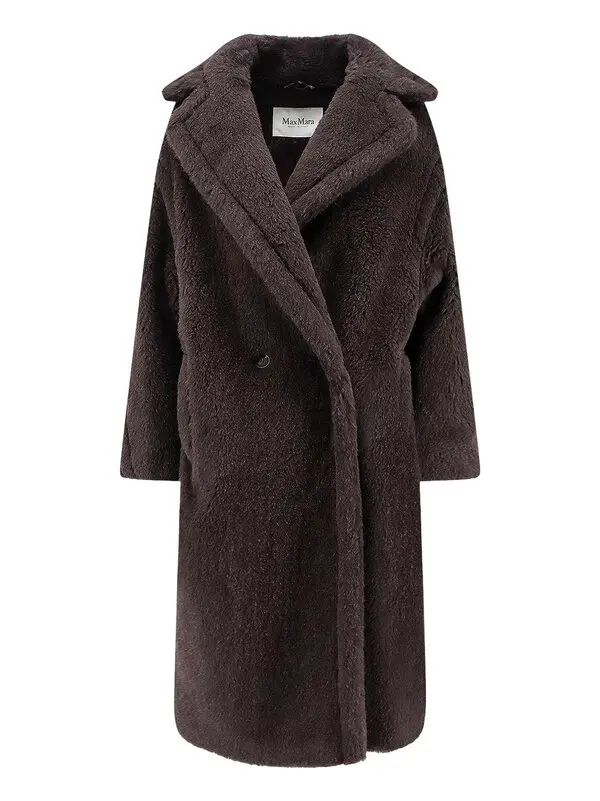 Max Mara Tedgirl Alpaca, Virgin Wool And Silk Coat - Multicolor