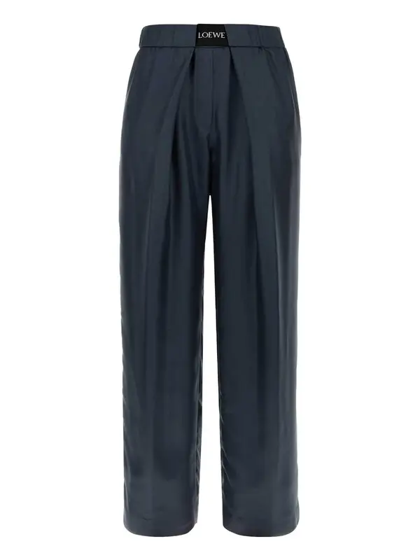 Loewe Graphite Silk Pant - Gray