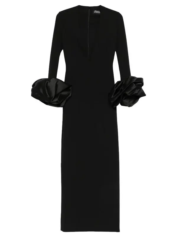 Solace London Evening Dress - Black