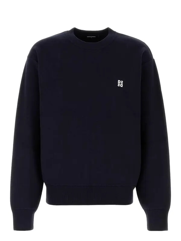 Dsquared2 Viscose Blend Sweater - Blue