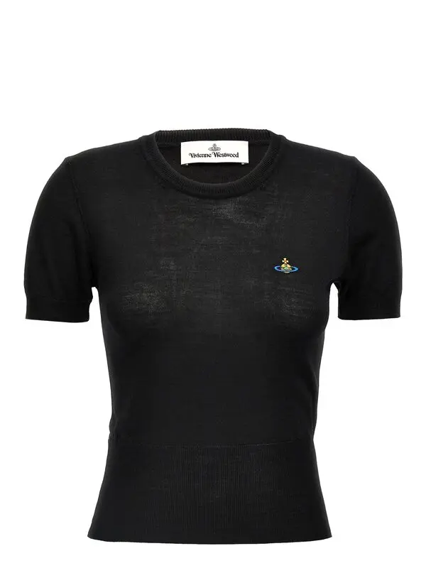 VIVIENNE WESTWOOD Bea Cotton Top - Black