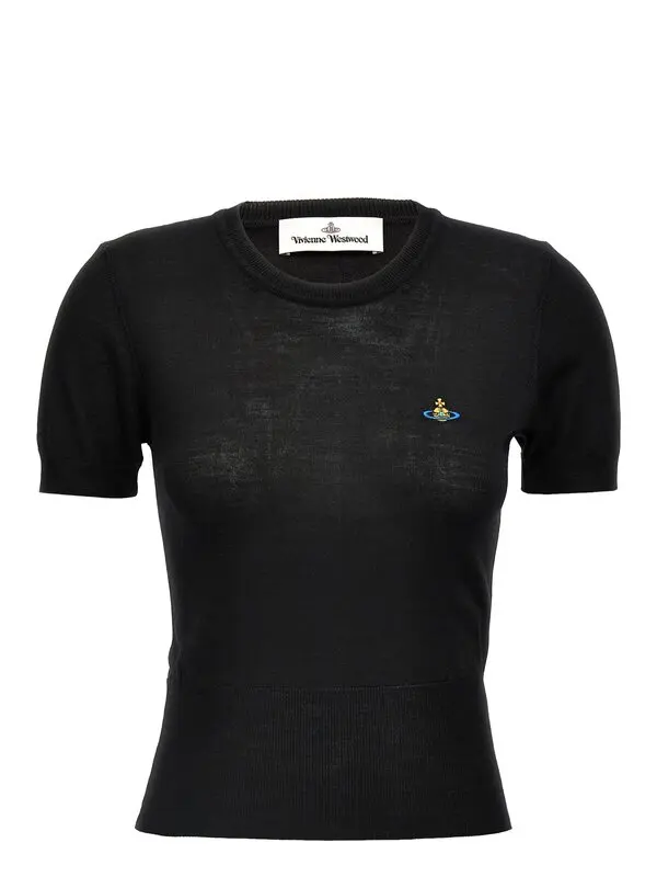 VIVIENNE WESTWOOD Bea Cotton Top - Black