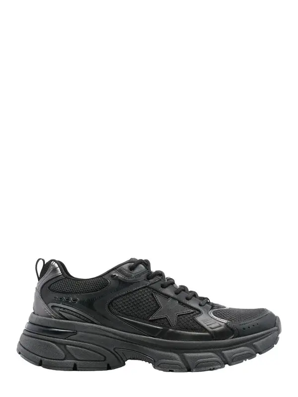 GOLDEN GOOSE Leather And Mesh Sneakers - Black