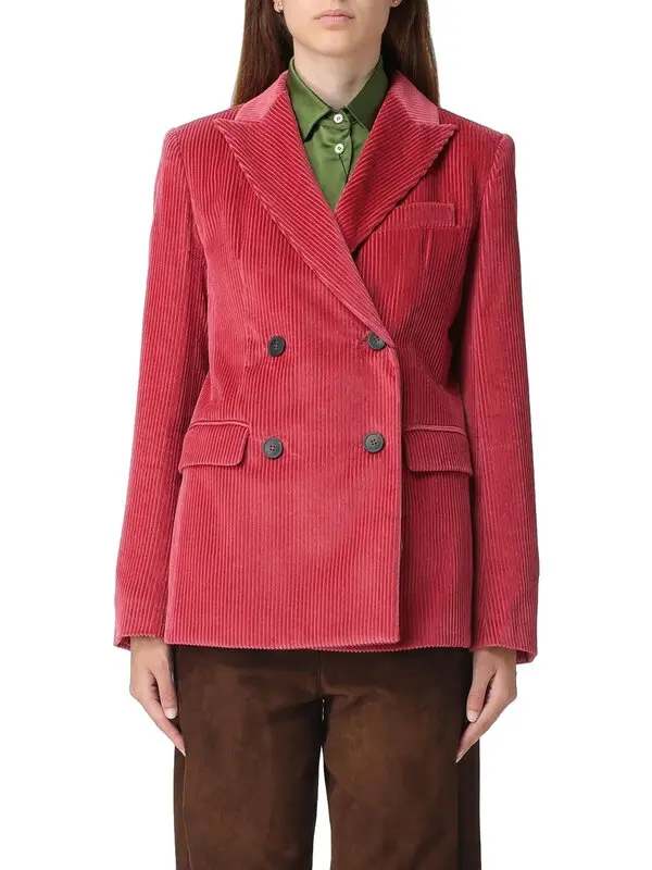Max Mara Velvet Blazer - Red