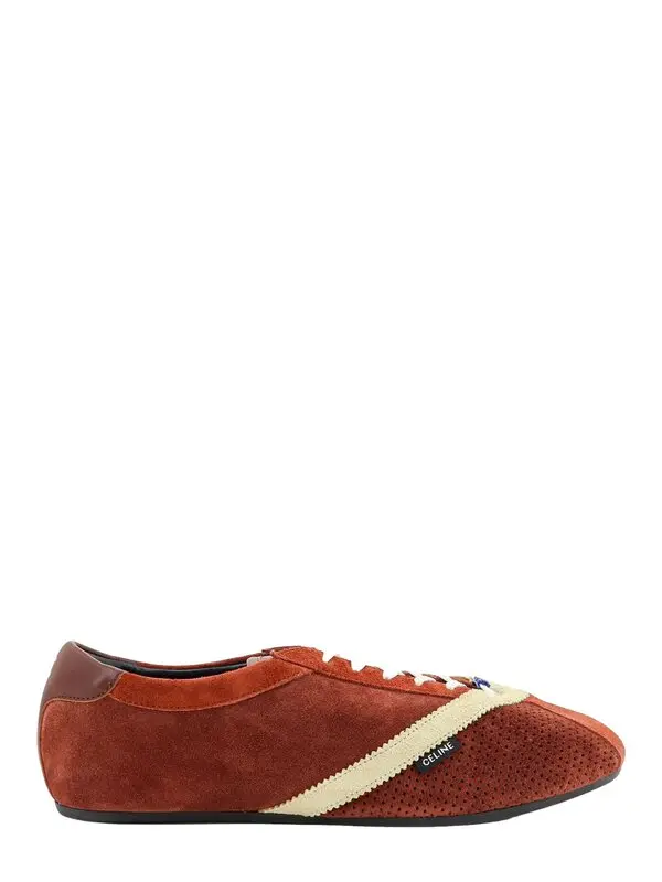 Celine Suede And Leather Sneakers - Multicolor