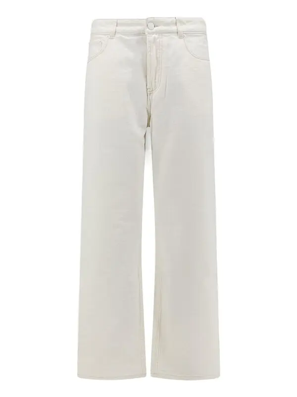 AMI Paris Straight Leg Denim Trousers - Multicolor