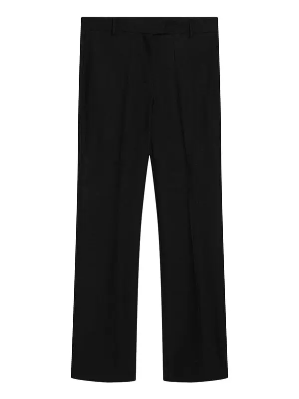 Max Mara Cotton-blend Trousers - Black