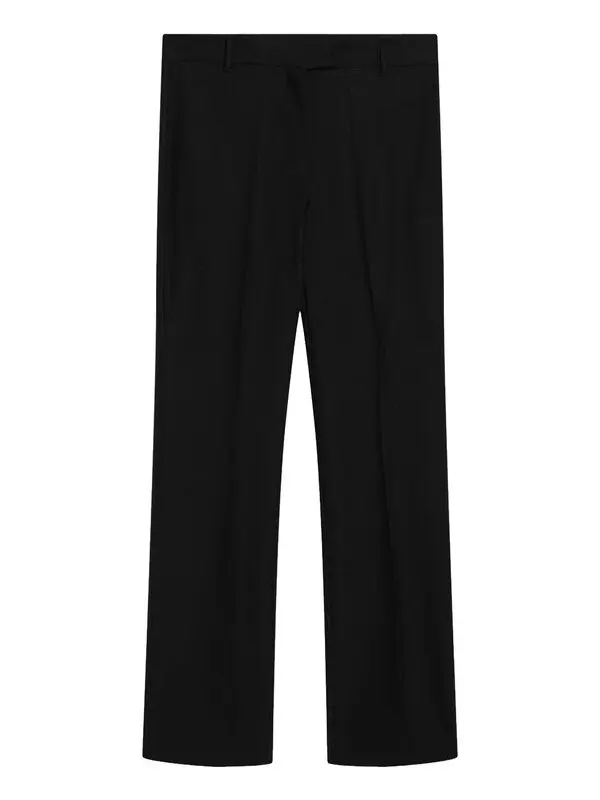 Max Mara Cotton-blend Trousers - Black