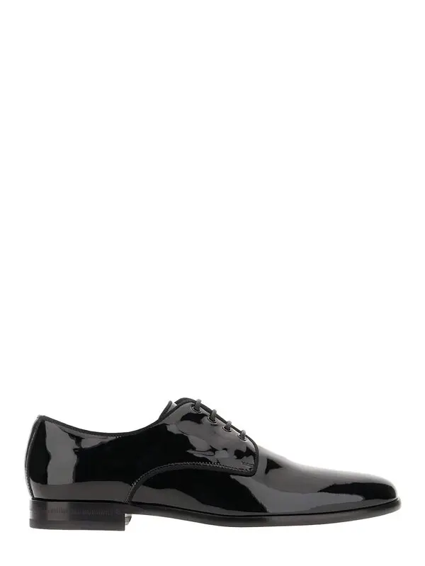 Dolce & Gabbana Glossed Derby Lace-up Shoes - Multicolor