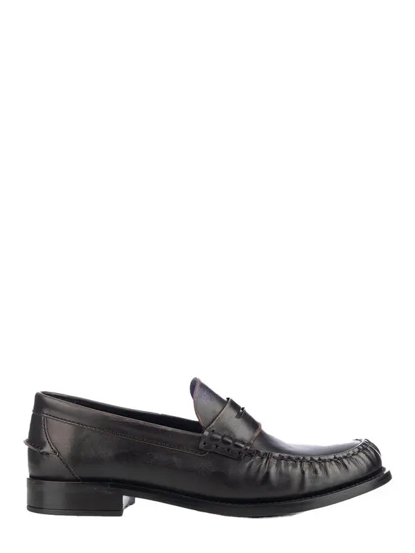 Prada Leather Loafers - Multicolor