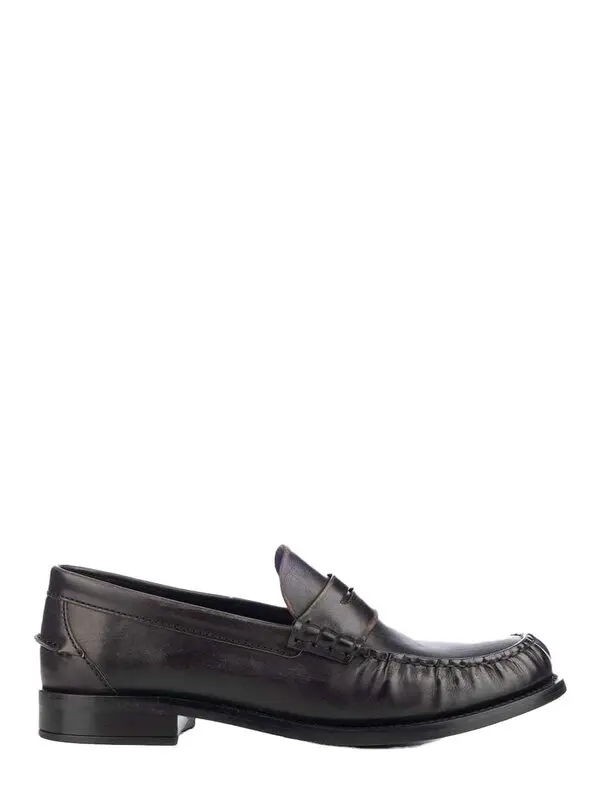 Prada Leather Loafers - Multicolor