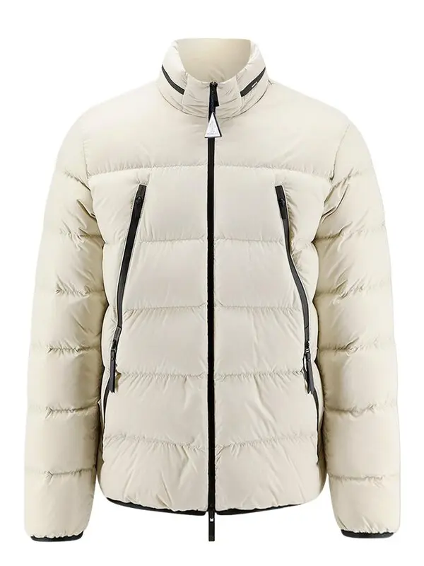 Moncler Dalalven Nylon Down Jacket With Contrasting Profiles - Multicolor