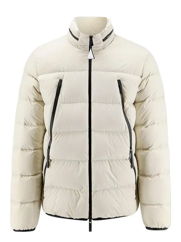Moncler Dalalven Nylon Down Jacket With Contrasting Profiles - Multicolor