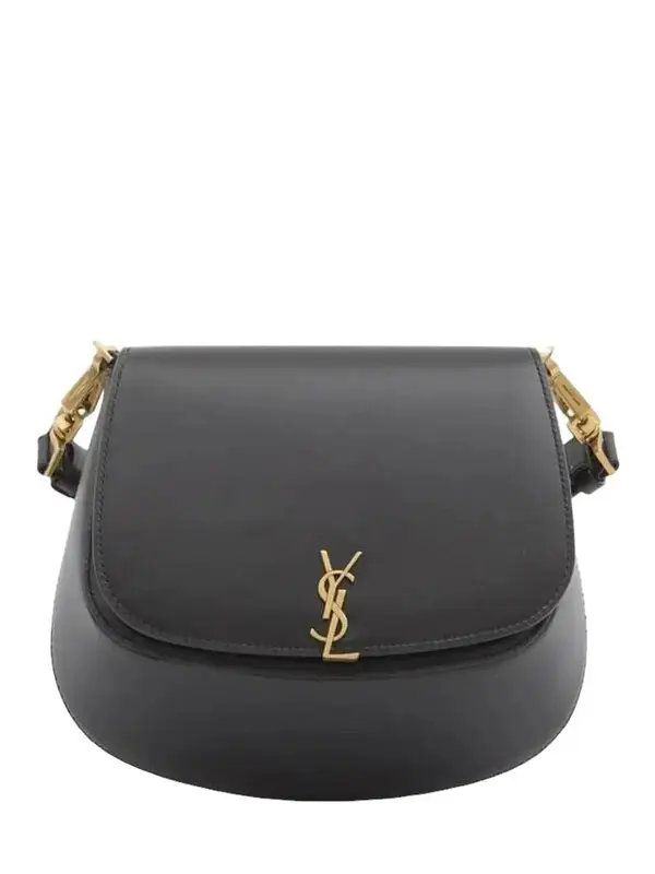 Saint Laurent Calfskin Shoulder Bag - Brown