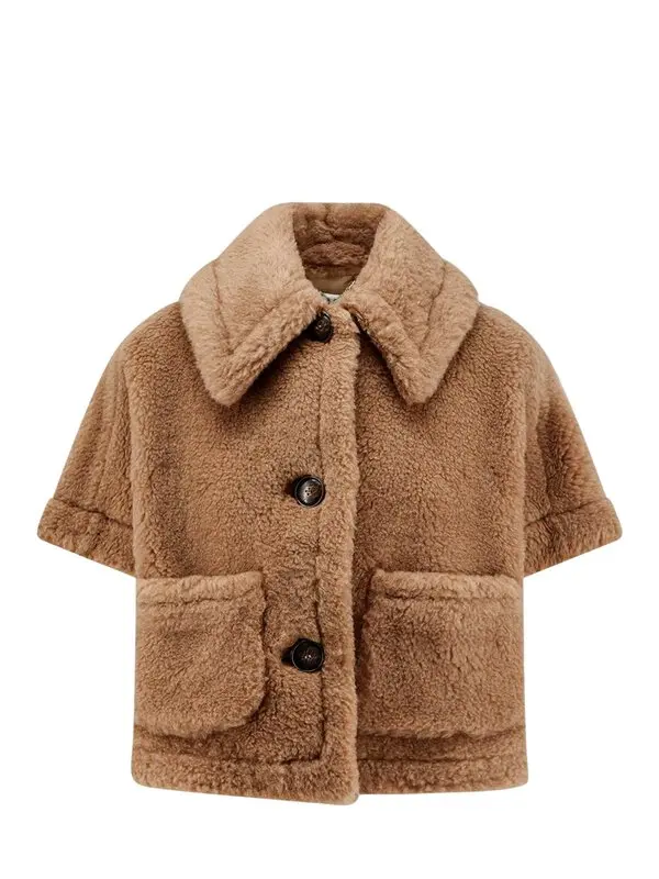 Max Mara Mxanewterzo2 Camel Hair And Silk Coat - Multicolor