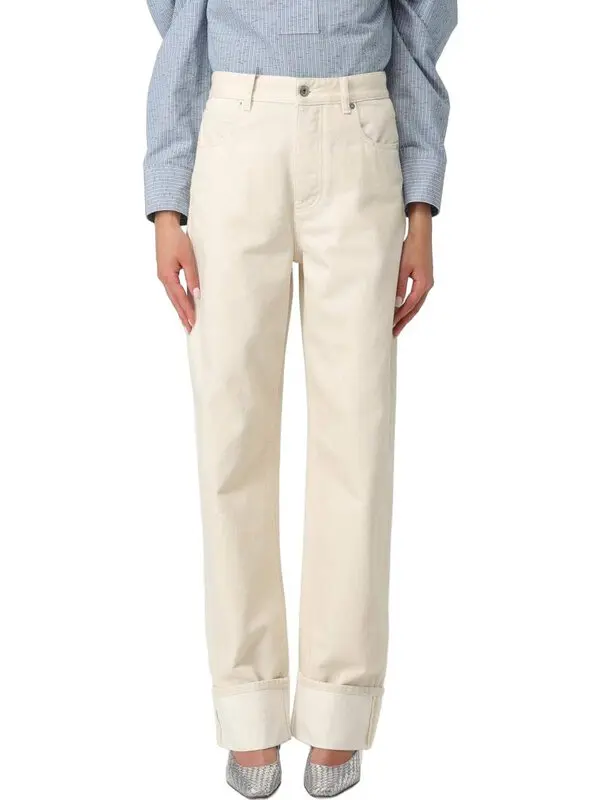 Bottega Veneta Pants - Cream