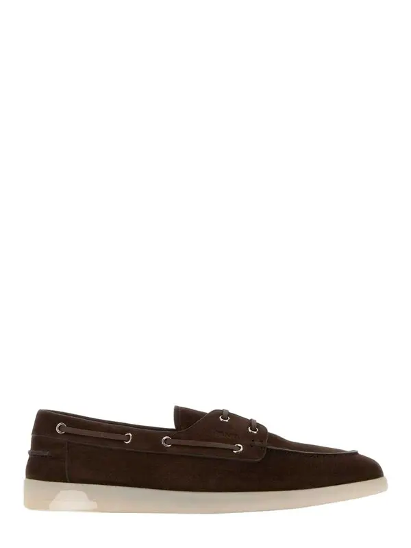 Prada Suede Loafers - Brown