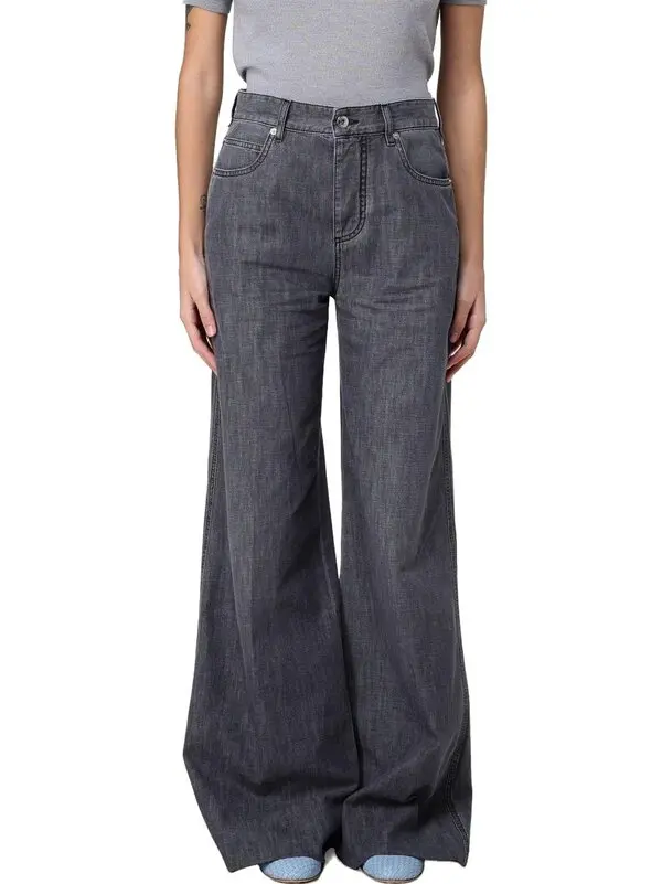 Bottega Veneta Wide Leg Jeans - Multicolor