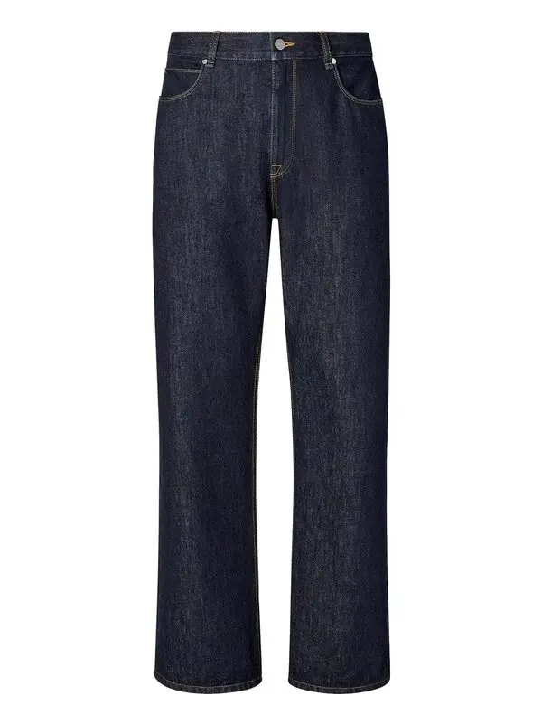 Fendi Straight Cut Denim Jeans - Multicolor