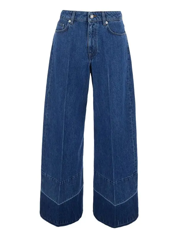 Givenchy Wide-leg Denim Jeans - Multicolor