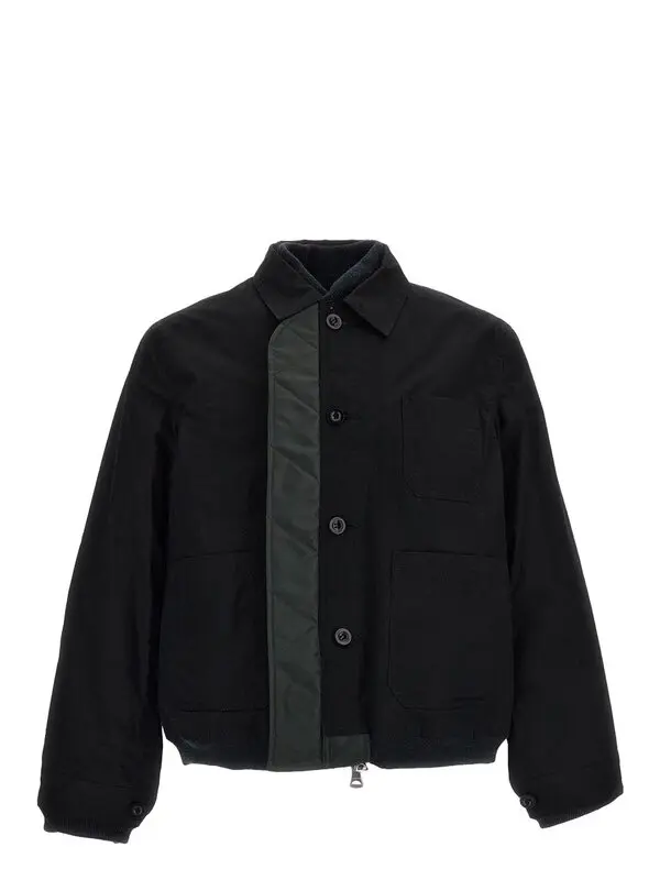 Sacai Nylon Twill Rip Stop Reversible Jacket - Multicolor
