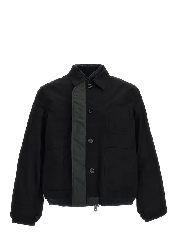 Sacai Nylon Twill Rip Stop Reversible Jacket - Multicolor