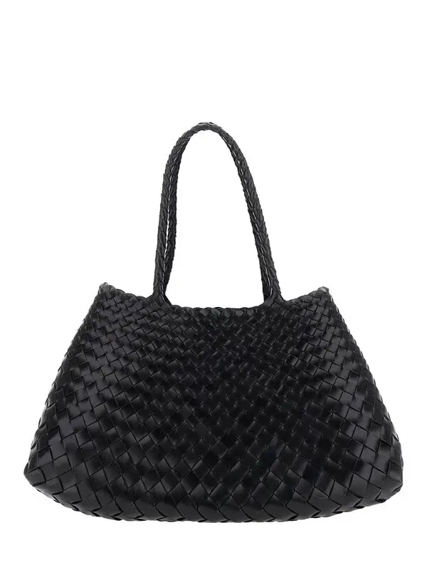 Dragon Diffusion Santa Croce Leather Crossbody Bag - Black