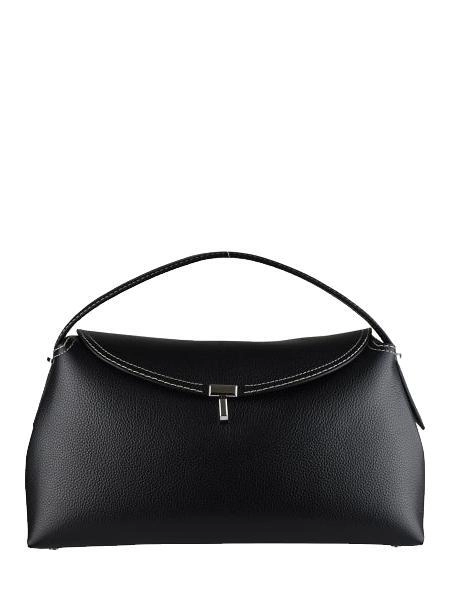 TOTEME T-lock Top Handle Bag - Black
