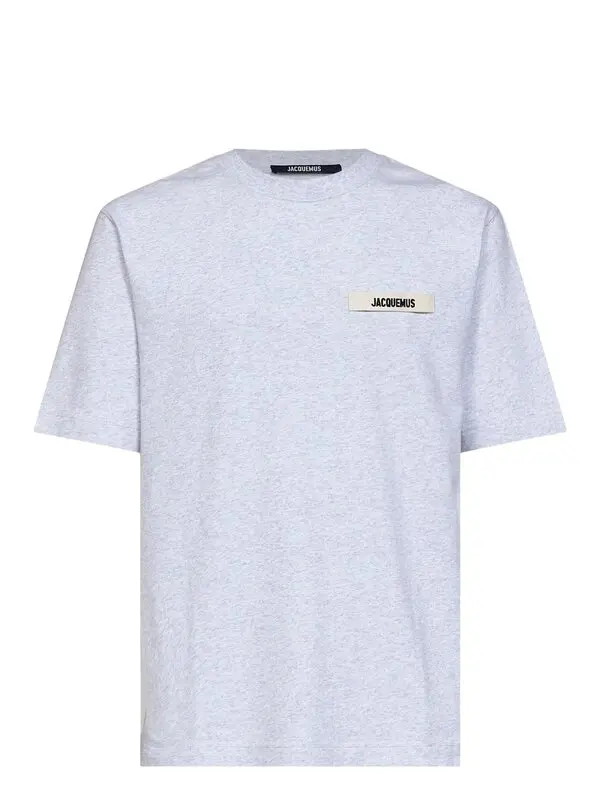 Jacquemus Grey The Gros Grain T-shirt - Multicolor