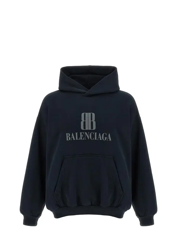 Balenciaga Nano Bb Hoodie - Black