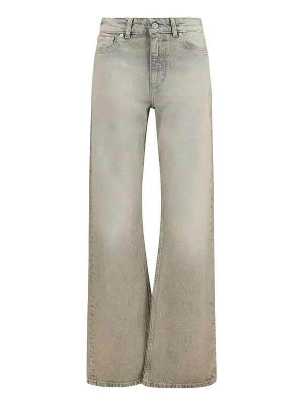Our Legacy Straight-leg Denim Jeans - Gray