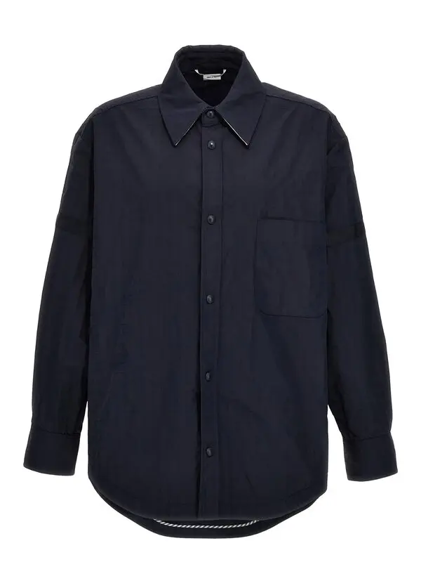 Thom Browne Snap Front' Overshirt - Blue