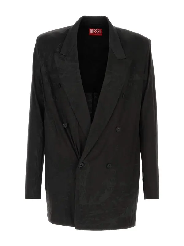 DIESEL® Stretch Acetate J-pekka Blazer - Black