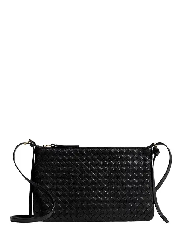 Bottega Veneta Intrecciato Leather Crossbody Bag - Multicolor