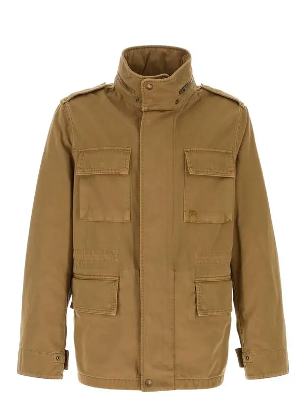 Burberry Camel Cotton Jacket - Brown