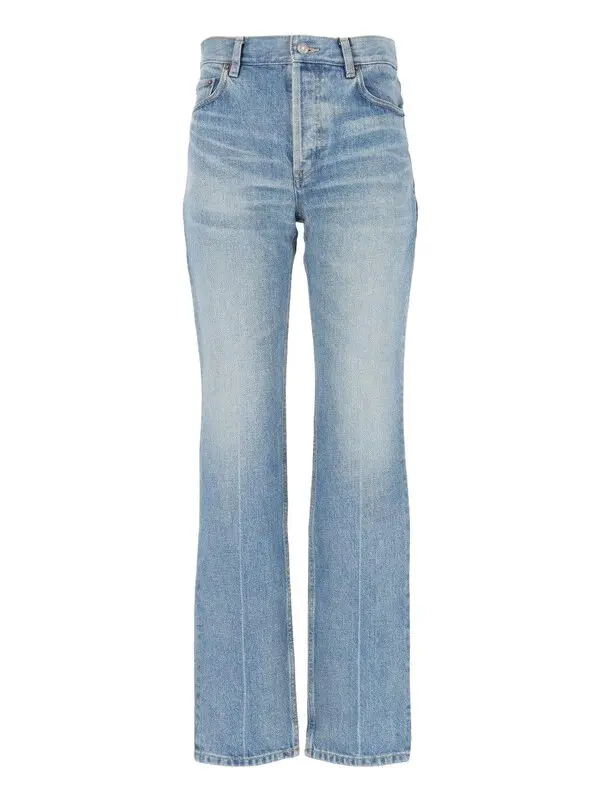 Saint Laurent Straight Jeans - Blue