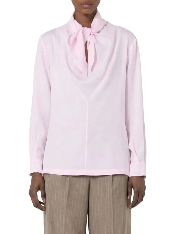 Max Mara Badia Silk Blouse - Pink