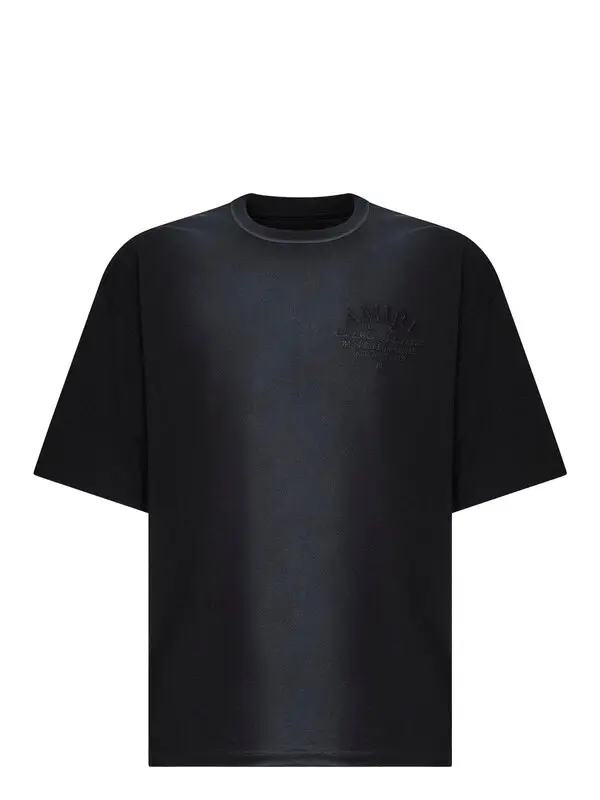 Amiri Black Cotton Jersey Arts District Oversized T-shirt - Multicolor