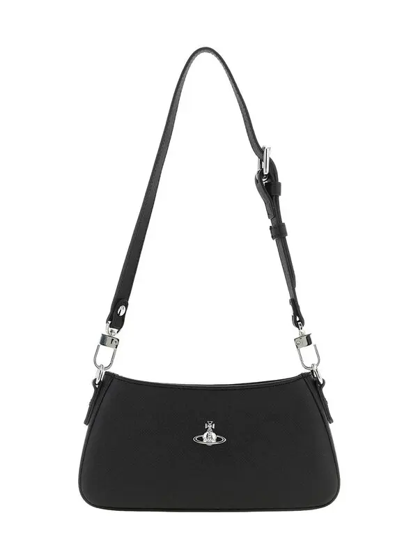 VIVIENNE WESTWOOD Tasha Shoulder Phone Bag - Black