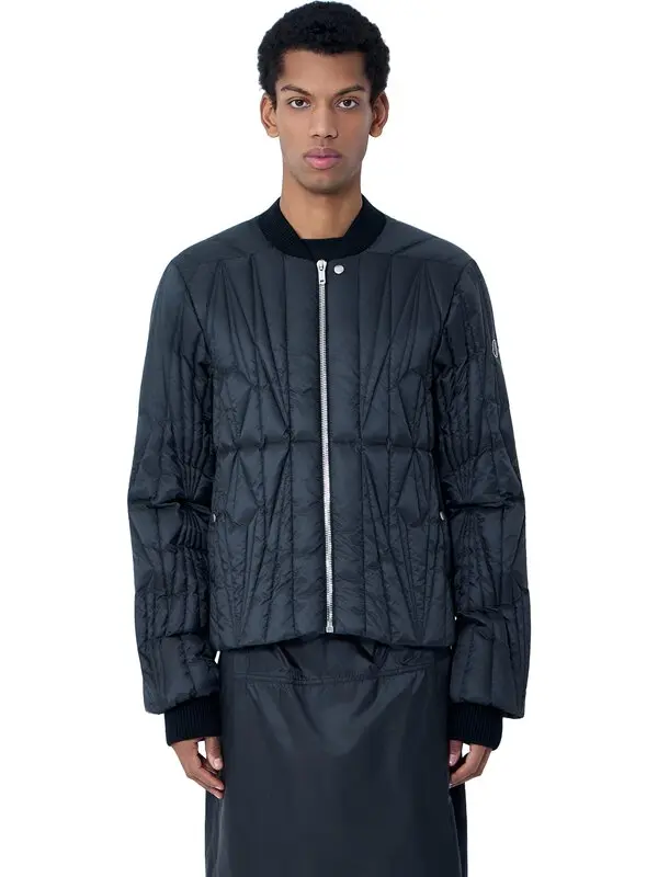 Moncler Rick Owens Geocamo Bomber Jacket - Black