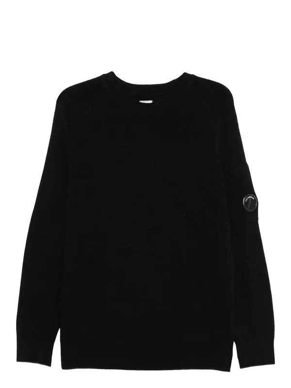C.P. COMPANY Crew Neck Pullover - Black