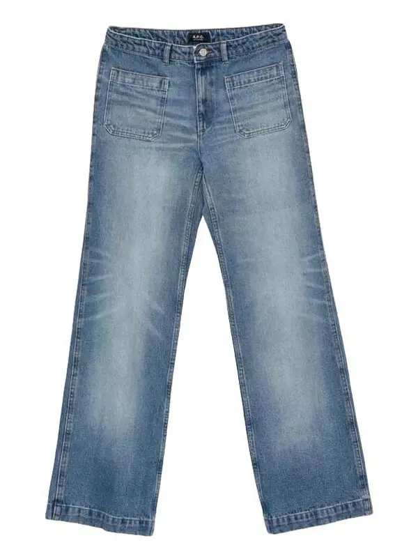 A.p.c. Wide-leg Jeans - Blue