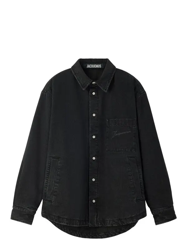 Jacquemus La Chemise Boulanger - Black