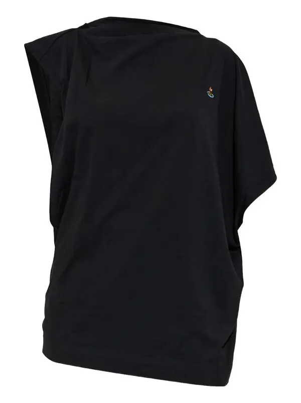 VIVIENNE WESTWOOD Oversized Hebo Top - Black