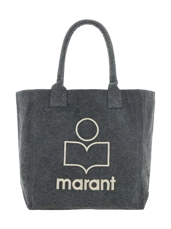 Isabel Marant Étoile Yenky Cotton Tote Bag - Gray