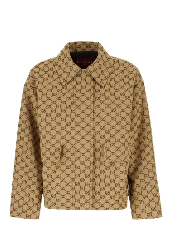 Gucci Monogram Patterned Jacket - Multicolor