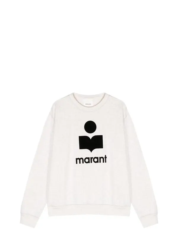 Isabel Marant Étoile Logo Print Sweatshirt - Cream